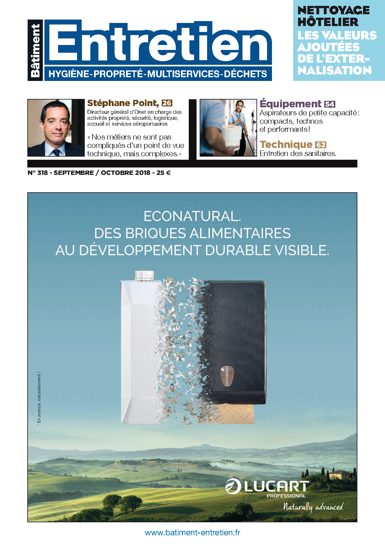 Bâtiment Entretien n°318 / Septembre-Octobre 2018 - Prosens